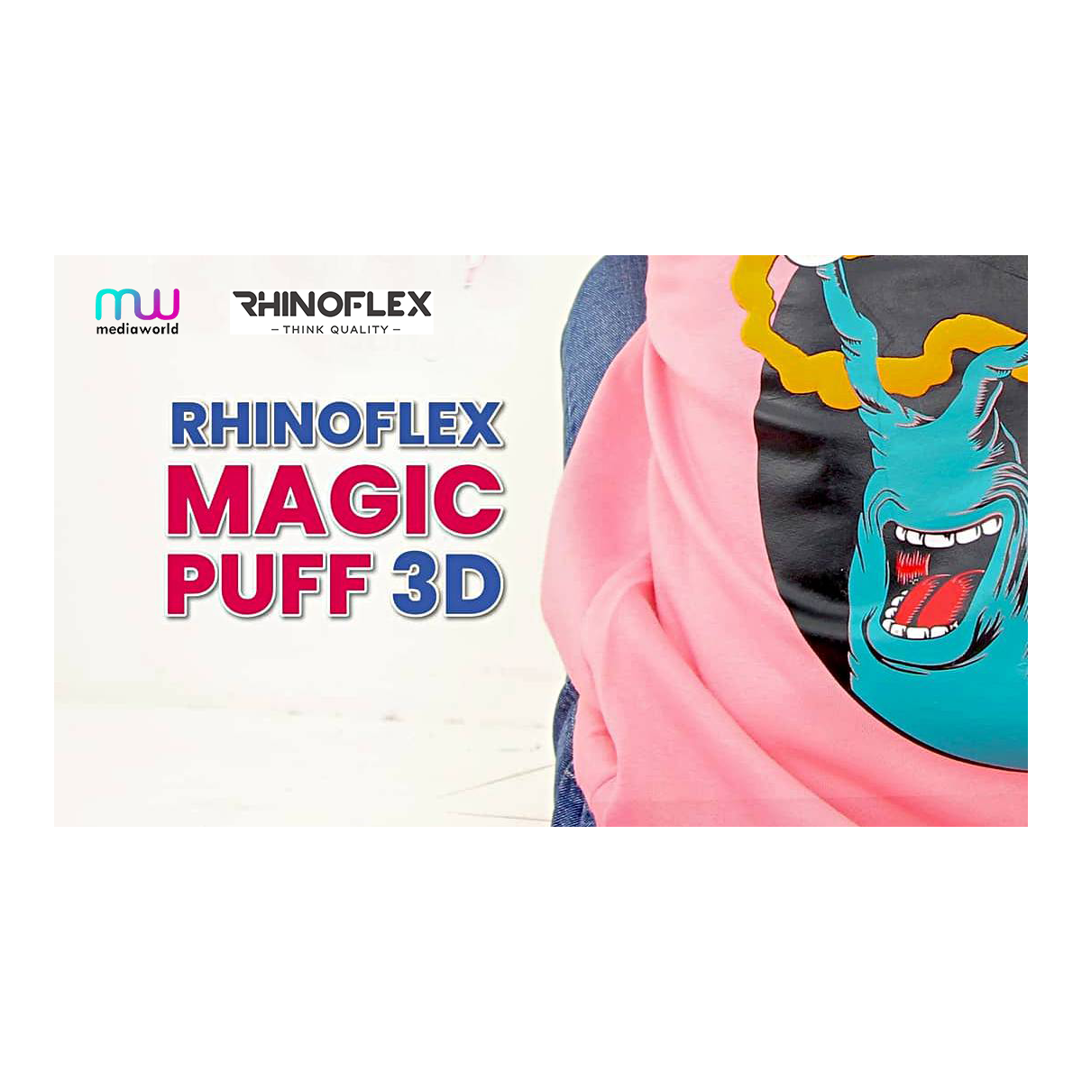 MAGIC PUFF 3D WHITE | MediaWorld.co.id | Digital Printing